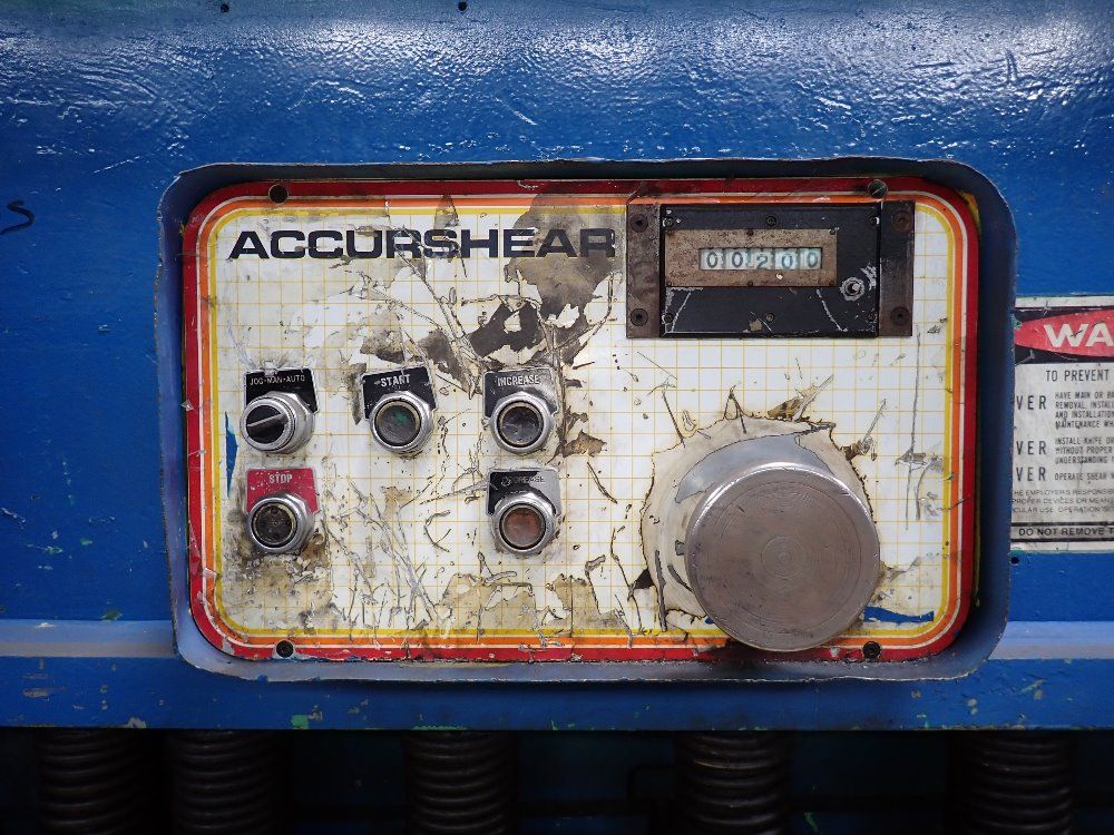 Used Accurpress Shear | HGR Industrial Surplus