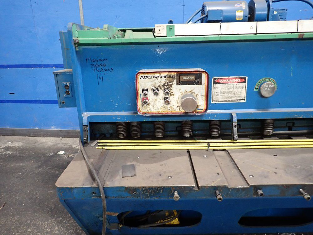 Used Accurpress Shear | HGR Industrial Surplus
