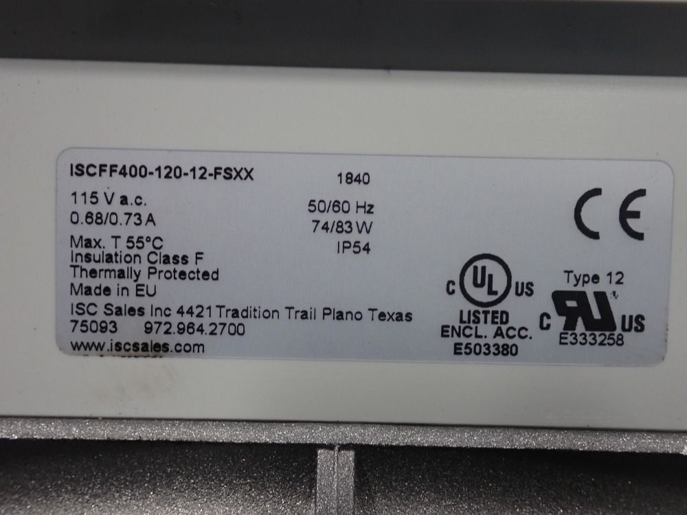 Used Isc Fan Intake | HGR Industrial Surplus