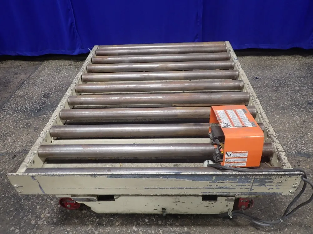 Used Presto Scissor Lift Roller Conveyor | HGR Industrial Surplus