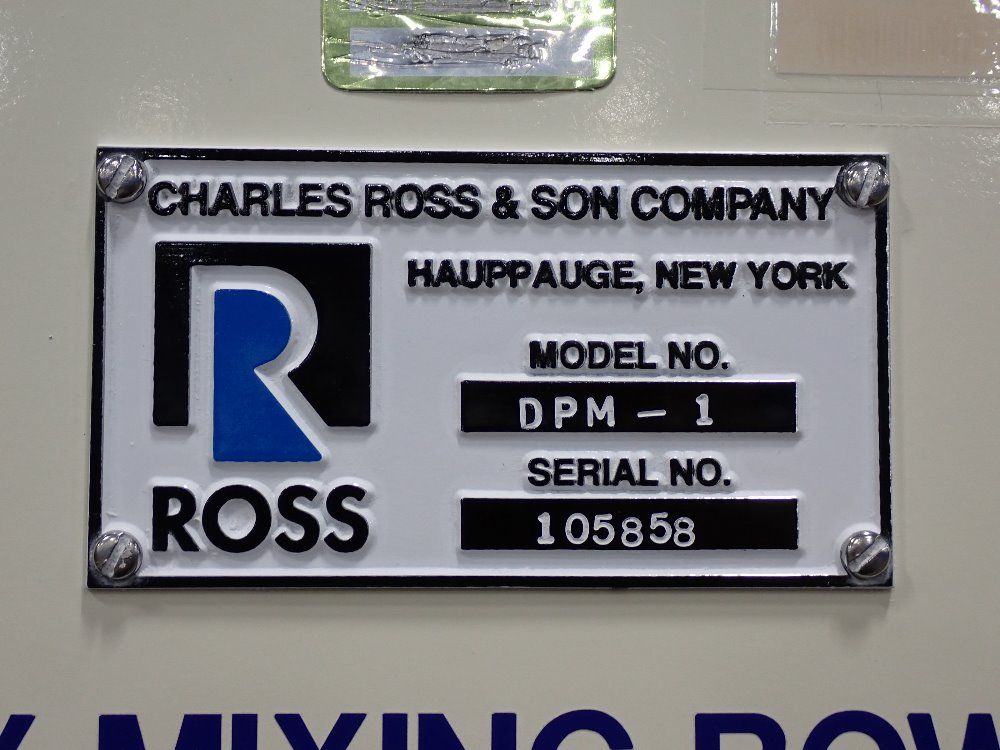 Used Ross Double Planetary Mixer | HGR Industrial Surplus