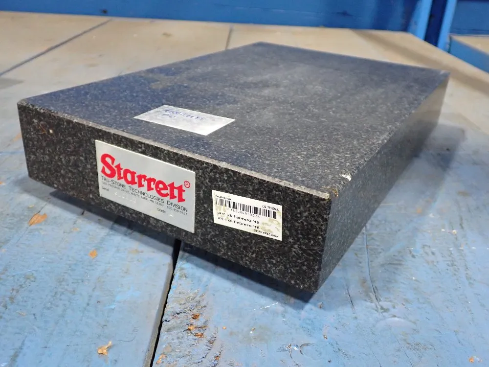 Used Starrett Inspection Surface Plate | HGR Industrial Surplus