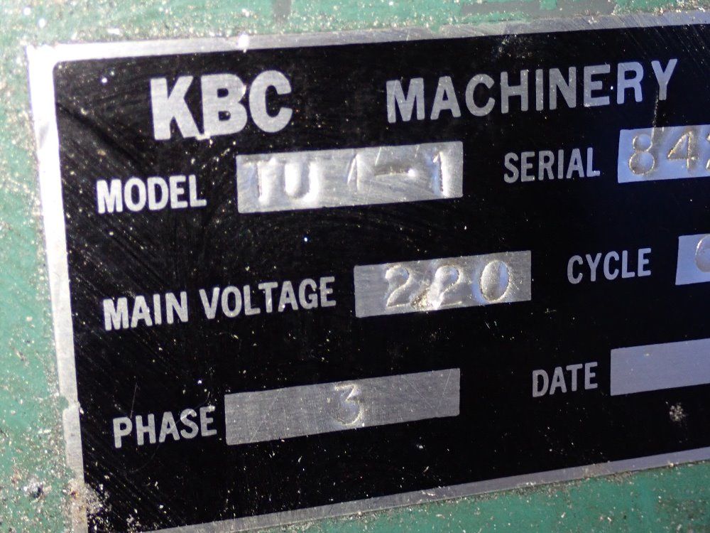 Used Kbc Machinery Vertical Mill | HGR Industrial Surplus