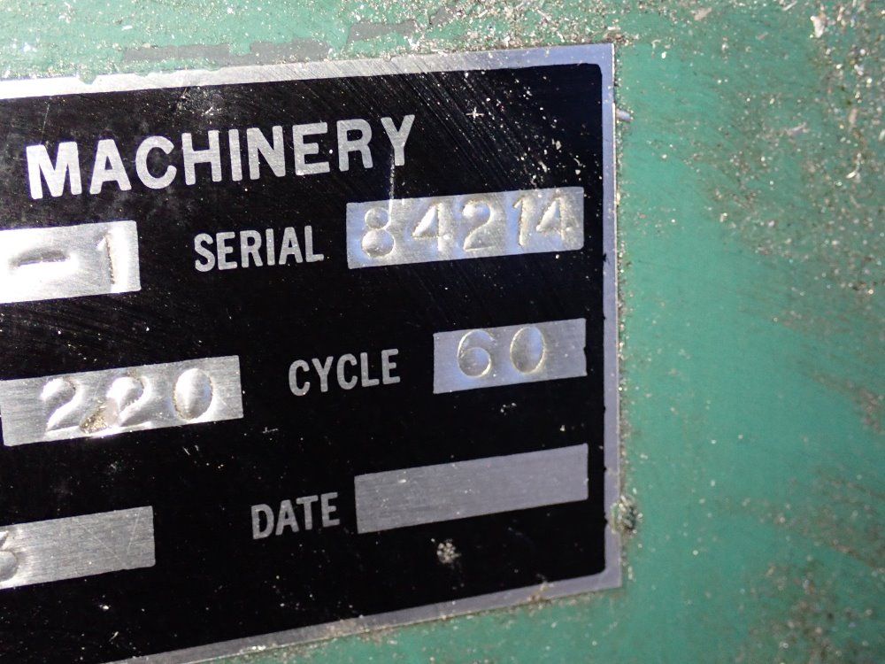 Used Kbc Machinery Vertical Mill | HGR Industrial Surplus