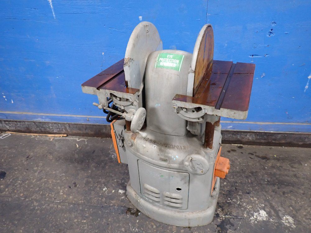 Used Tates-american Dual Disc Sander | HGR Industrial Surplus