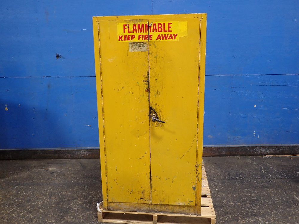 Used Justrite Flammable Storage Cabinet | HGR Industrial Surplus
