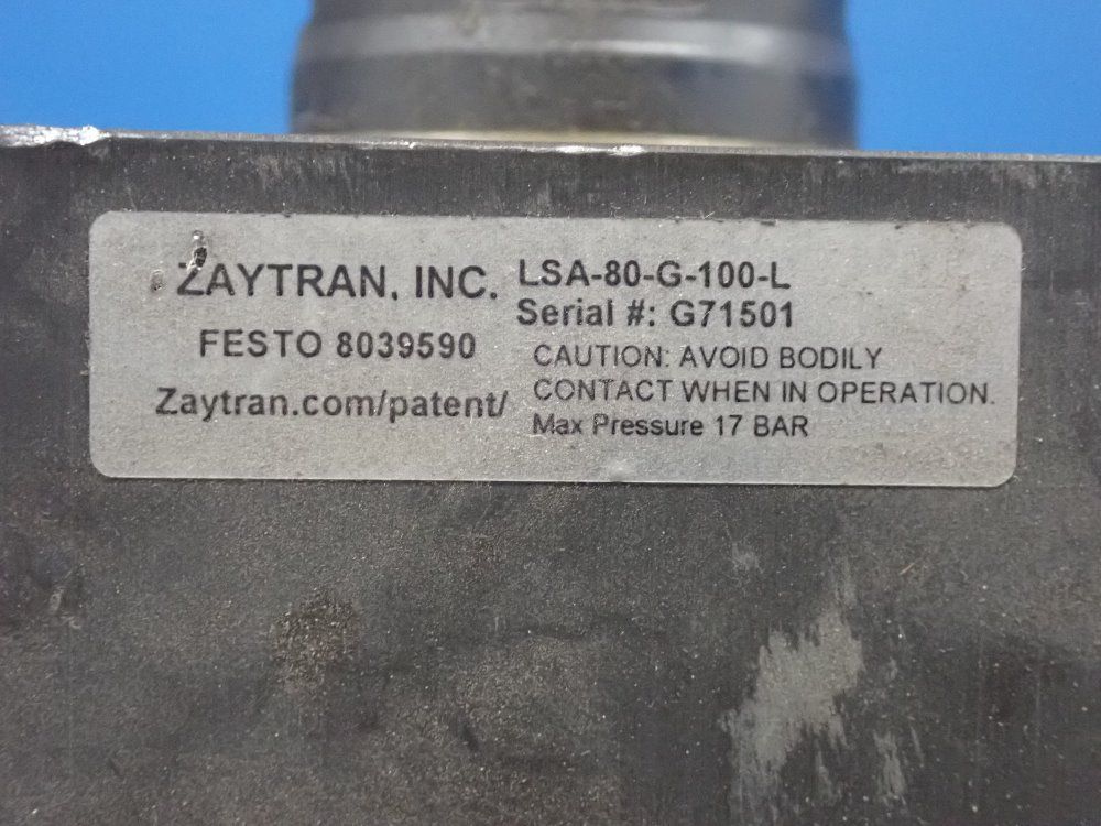 Used Zaytran Cylinder | HGR Industrial Surplus