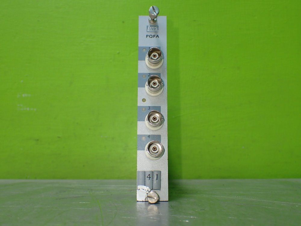 Used Lms Instruments Lms Instruments. Pqfa Four Channel Programmable...