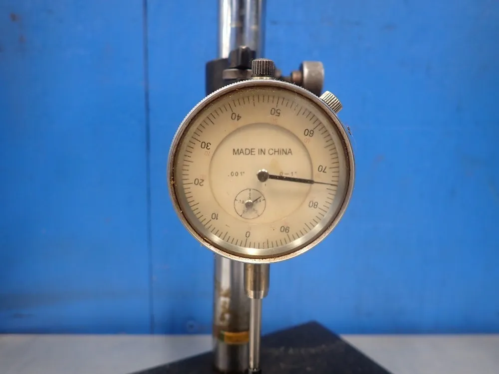 Used Granite And Dial Indicator Set Hgr 24