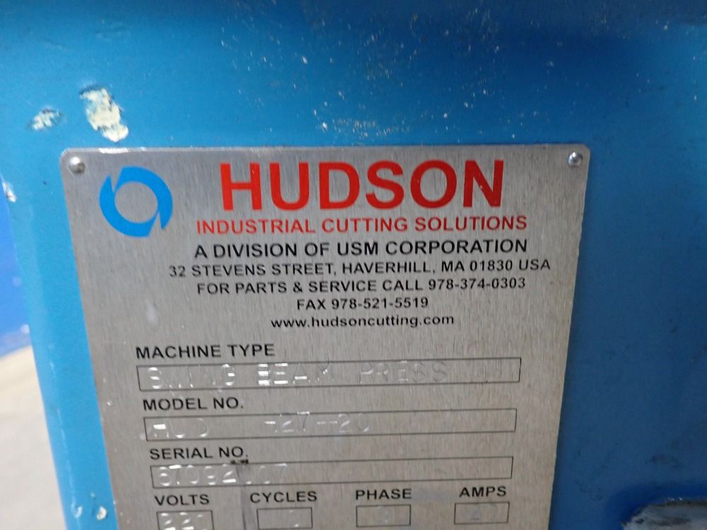 Used Hudson Swing Beam Press | HGR Industrial Surplus