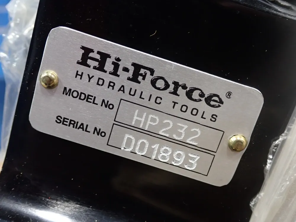 Used Hi-force Hydraulic Pump | HGR Industrial Surplus