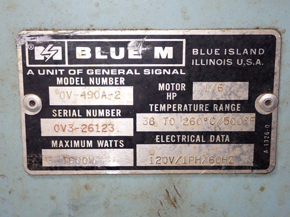 Used Blue M Oven | HGR Industrial Surplus