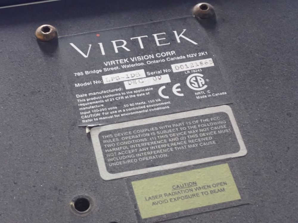 Used Virtek Laser Inspection System (lps-1ds) | HGR Industrial Surplus