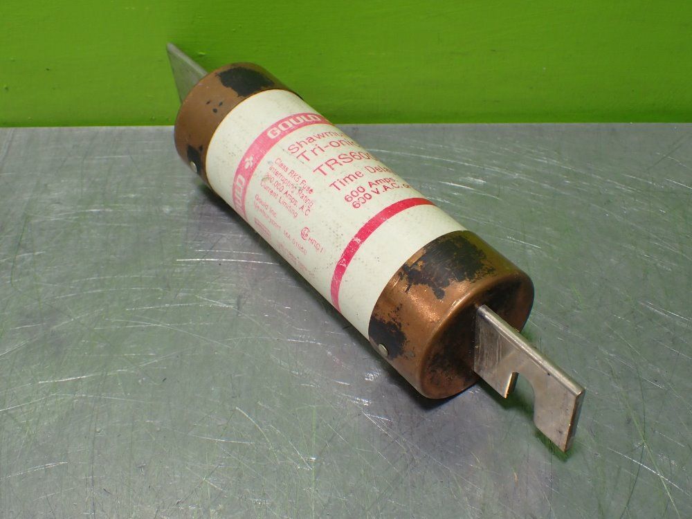 Used Gould Tri-onic Time Delay Fuse 600amp 600vac Class Rk5 | HGR...