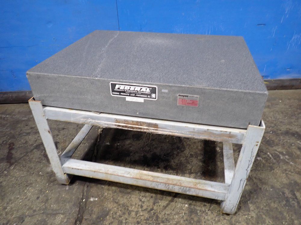 Used Federal Granite Surface Plate | HGR Industrial Surplus