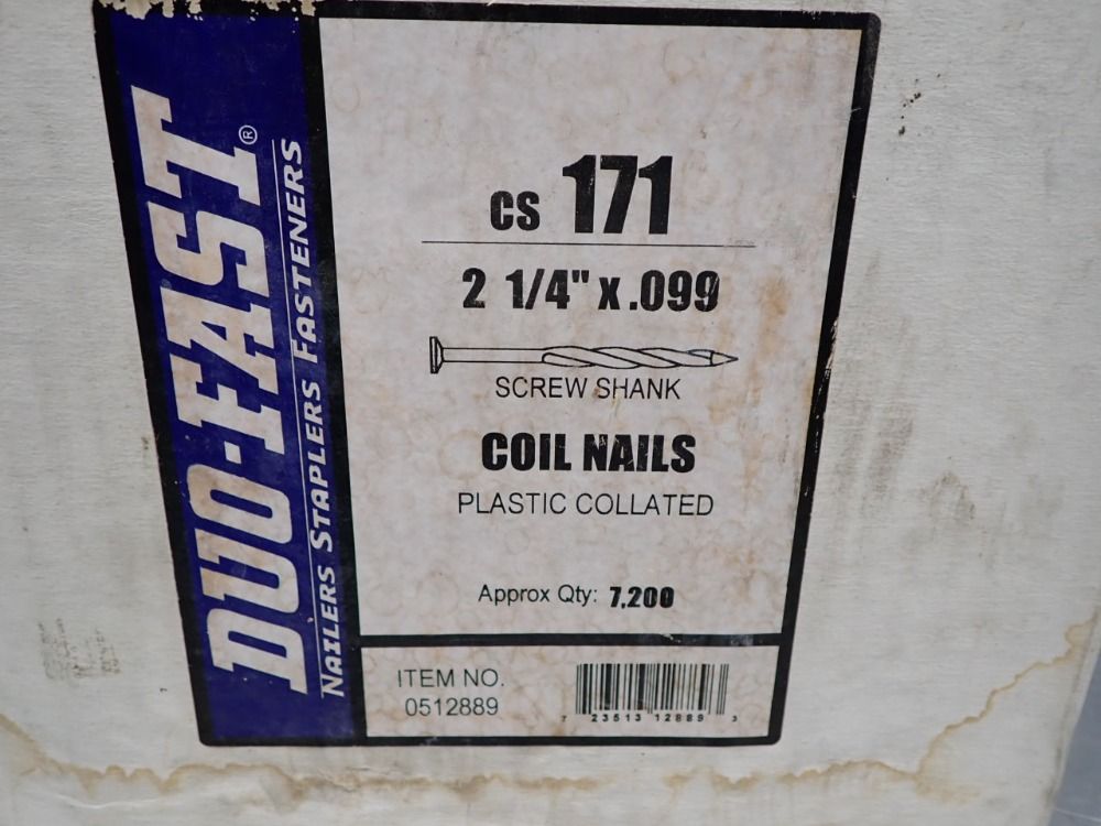 Used Duo-fast Coil Nails | HGR Industrial Surplus
