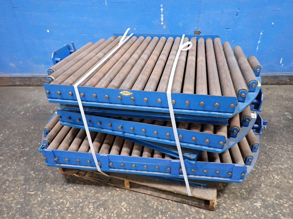 Used Lewco Roller Conveyor Section | HGR Industrial Surplus