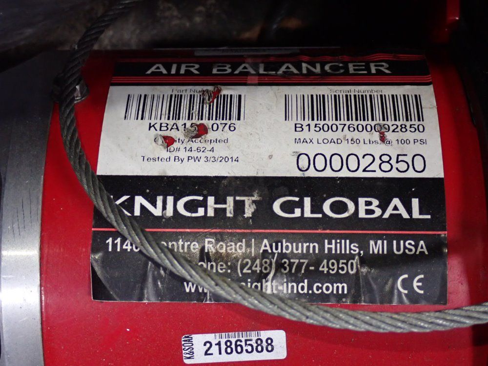 Used Knight Global Air Balancer | HGR*24