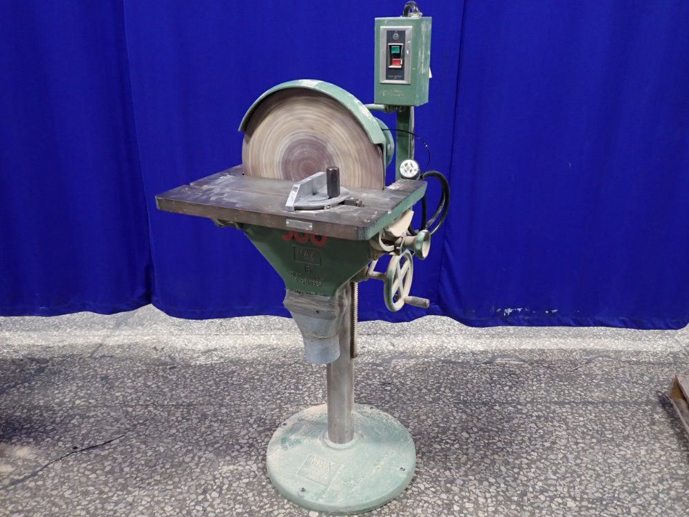 Used Max Mfg Co Disc Sander | HGR Industrial Surplus