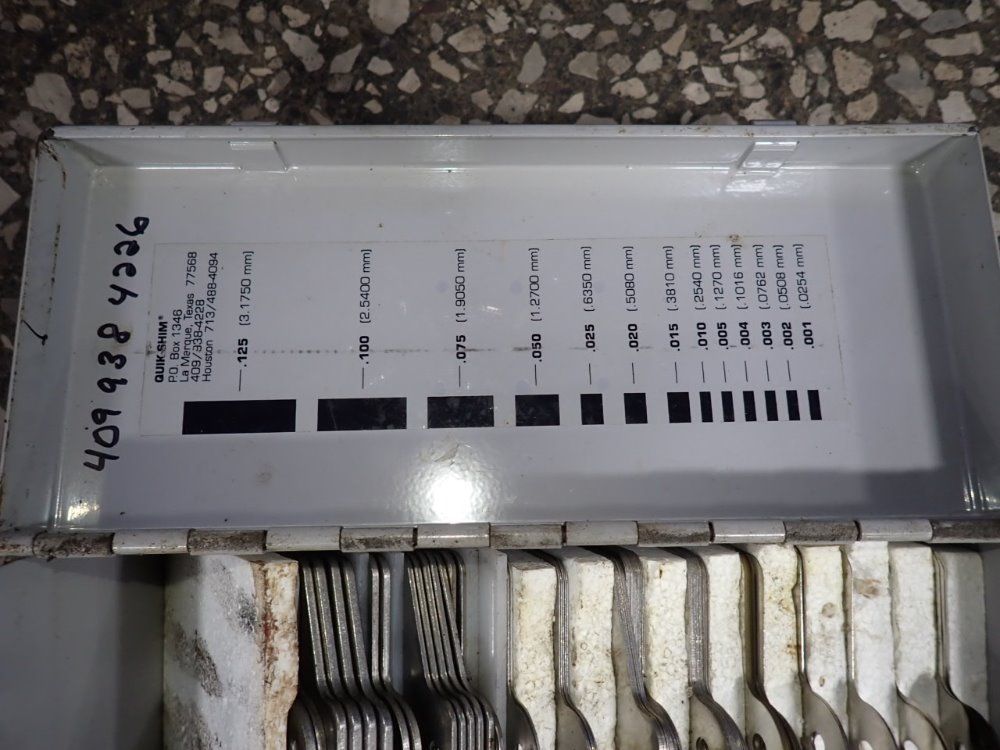 Quik-shim Systems Slotted Shim Set | HGR*24