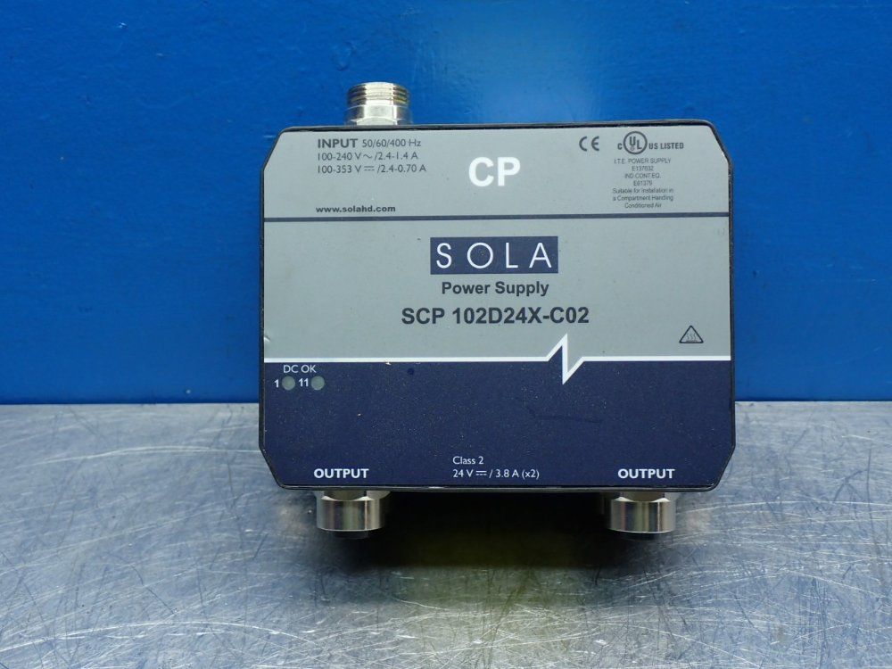 Sola Scp-series Extreme Environment Power Supply - Scp102d24x-c02...