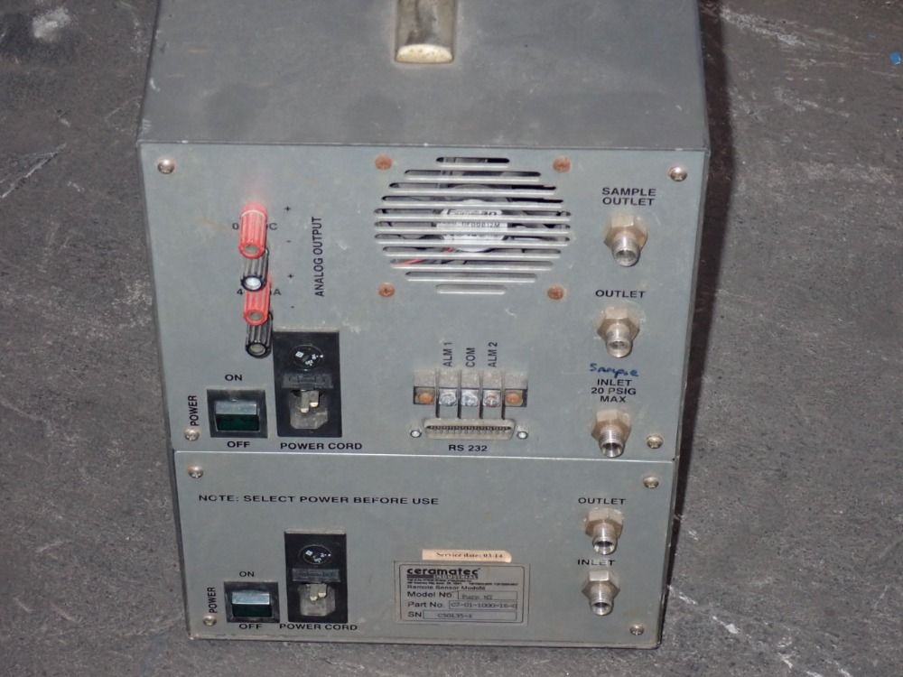 Ceramatec Oxygen Analyzer - Pure N2 | HGR*24