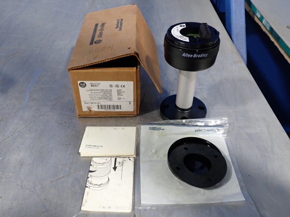 Allen Bradley Pole Mount Base And Cap - 855t-bpm10c | HGR*24