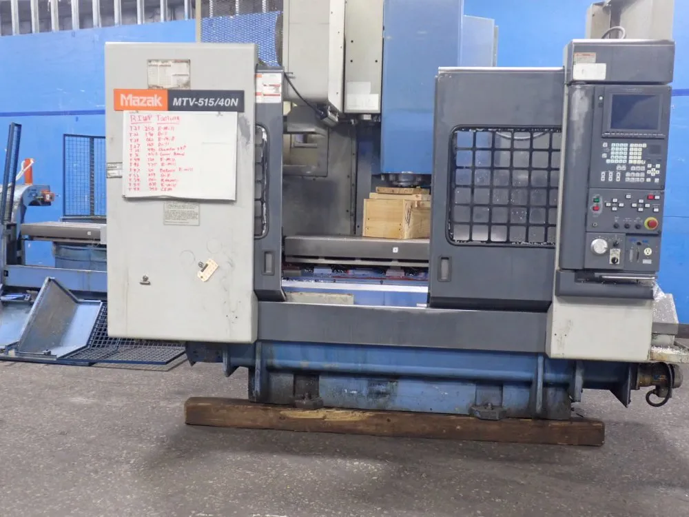 Mazak 21" X 51" Tables CNC VMC - Mtv515/40n | HGR*24