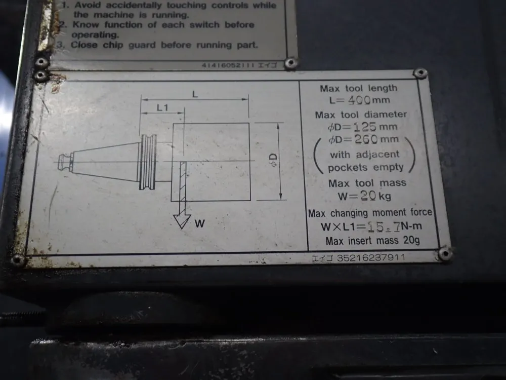 Mazak 21" X 51" Tables CNC VMC - Mtv515/40n | HGR*24