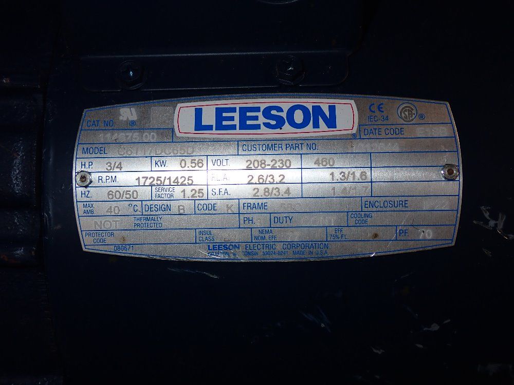 Used Leeson Motor | HGR Industrial Surplus