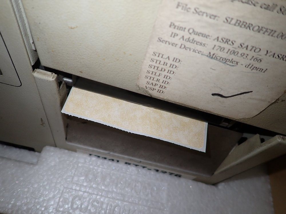 Used Sato Label Printer | HGR Industrial Surplus