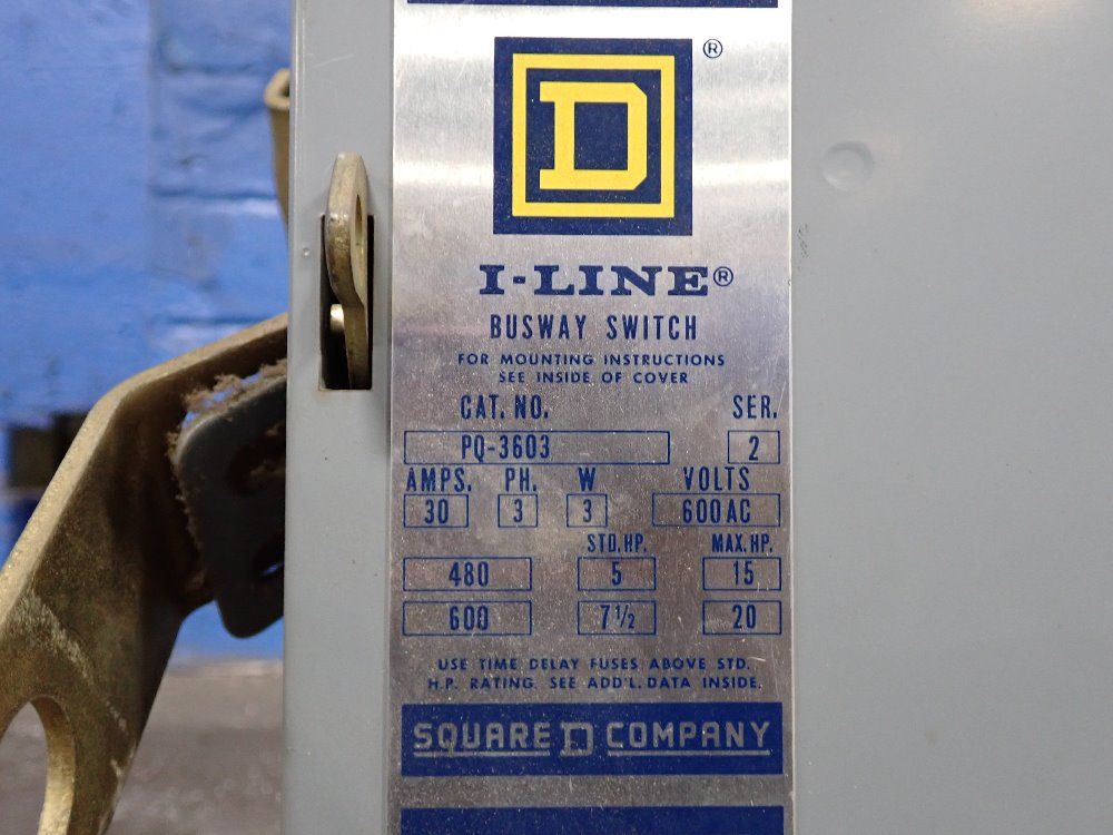 Used Square D Bus Plug | HGR Industrial Surplus