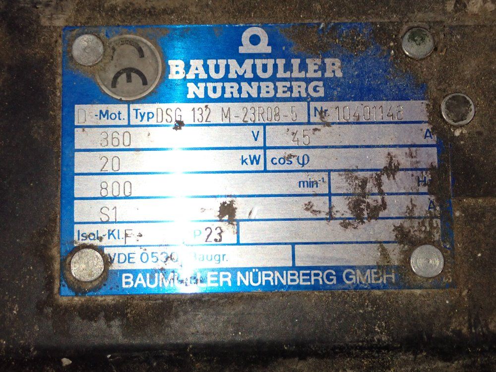 Used Baumuller Motor | HGR Industrial Surplus