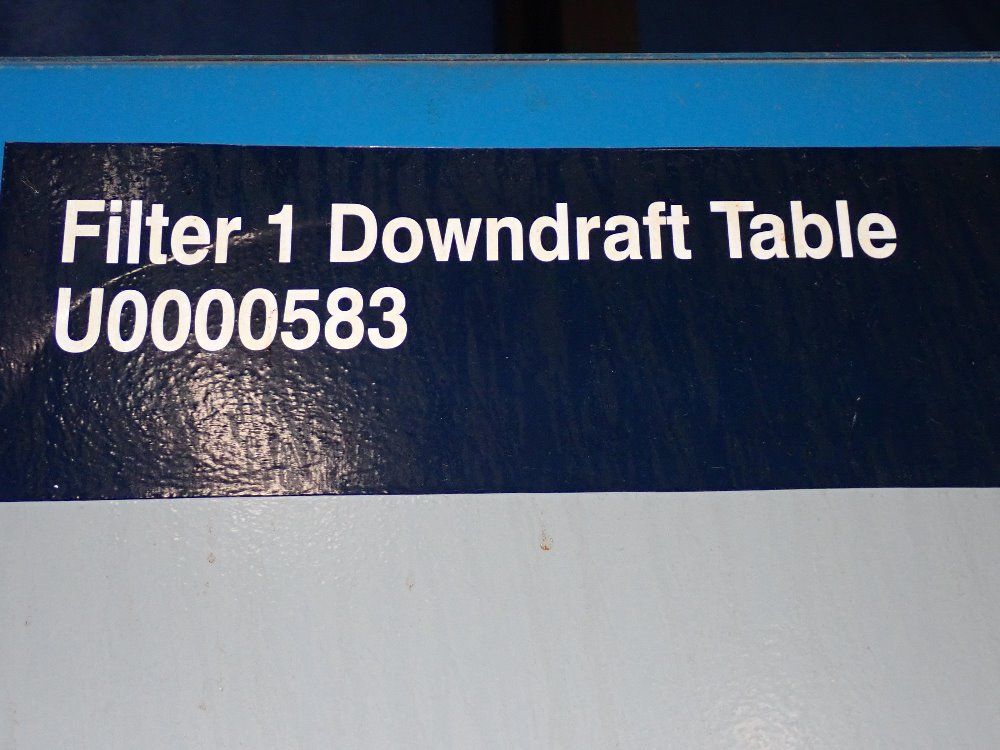 Used Filter 1 Downdraft Table | HGR Industrial Surplus