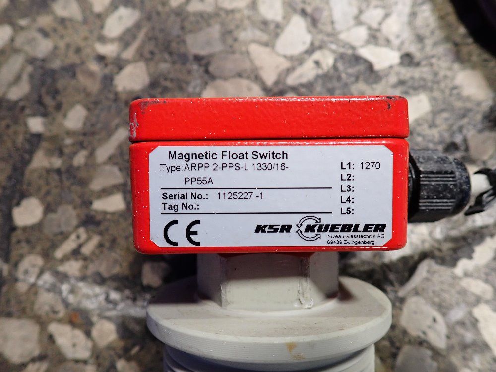 Used Ksr Kuebler Float Switch | HGR Industrial Surplus