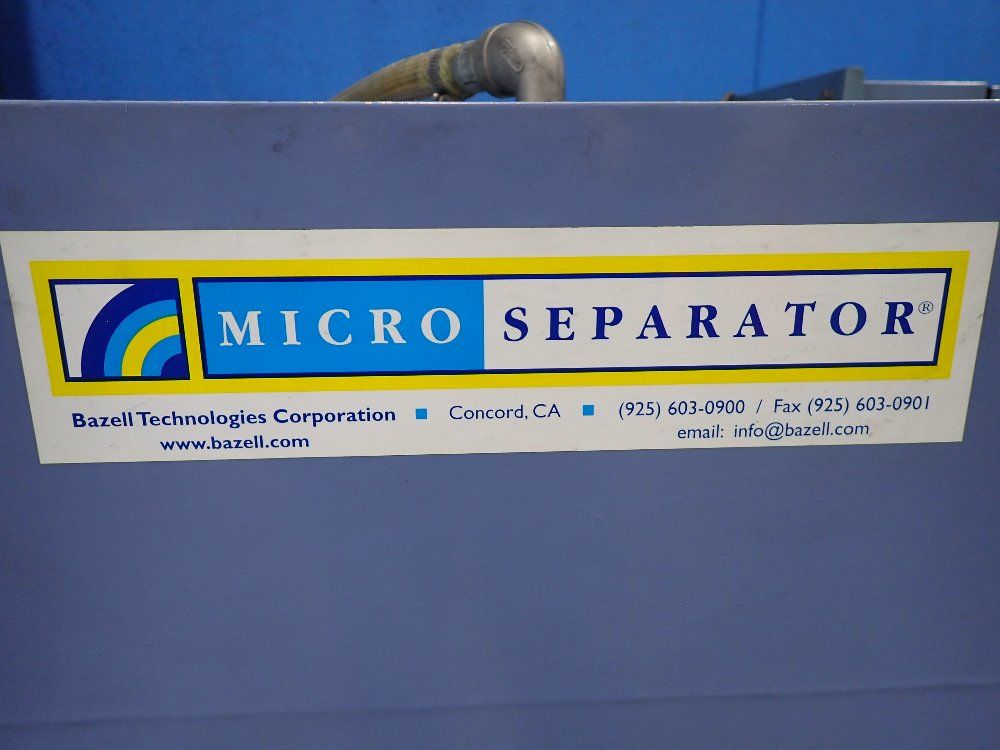 Used Bazell Micro Separator | HGR Industrial Surplus