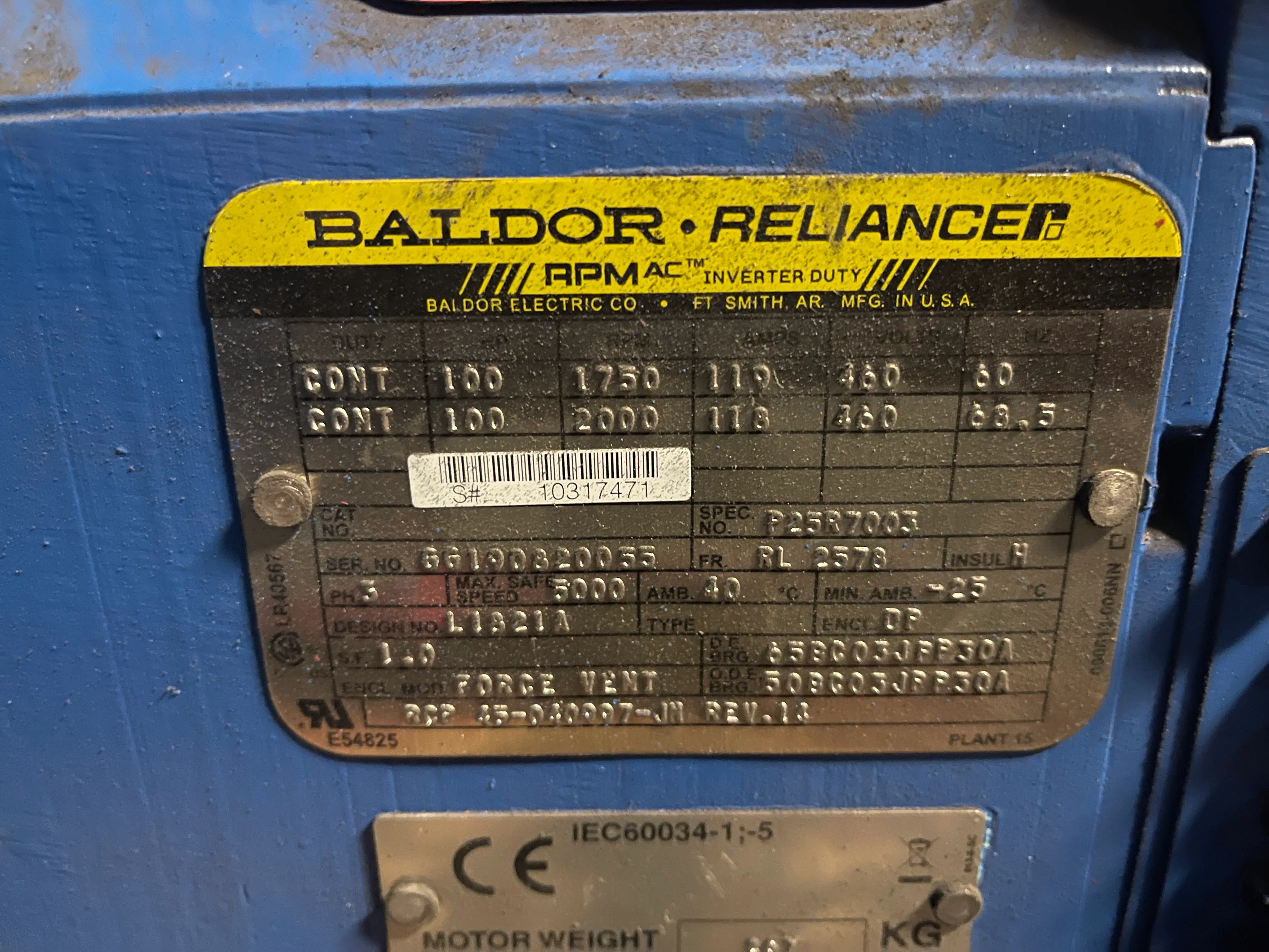 Used Baldor Motor | HGR Industrial Surplus