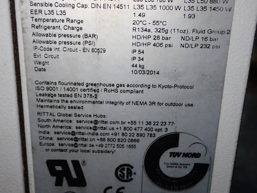 Used Rittal Ac Unit | HGR Industrial Surplus