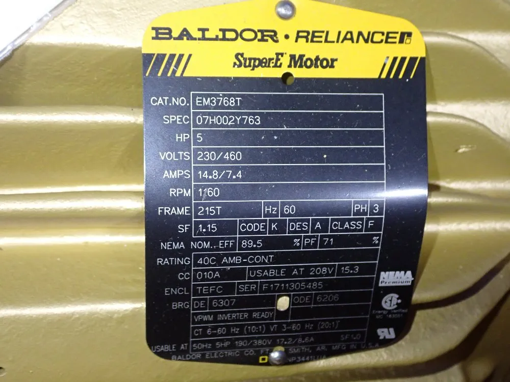 Used Baldor Motor | HGR Industrial Surplus
