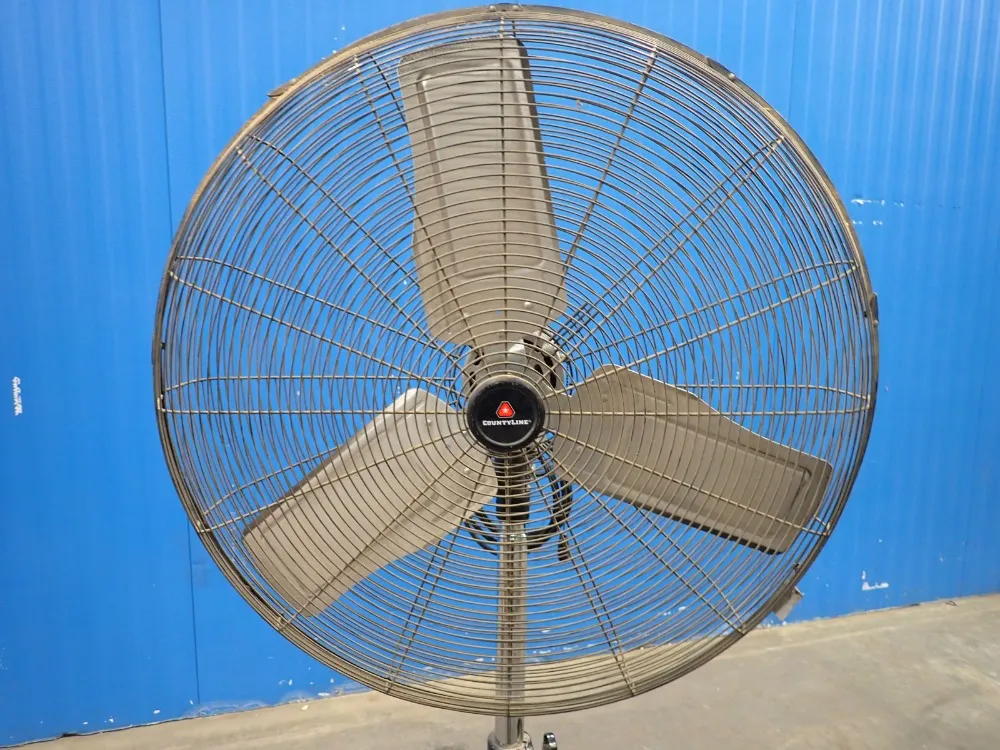 Used County Line Industrial Pedestal Fan | HGR Industrial Surplus