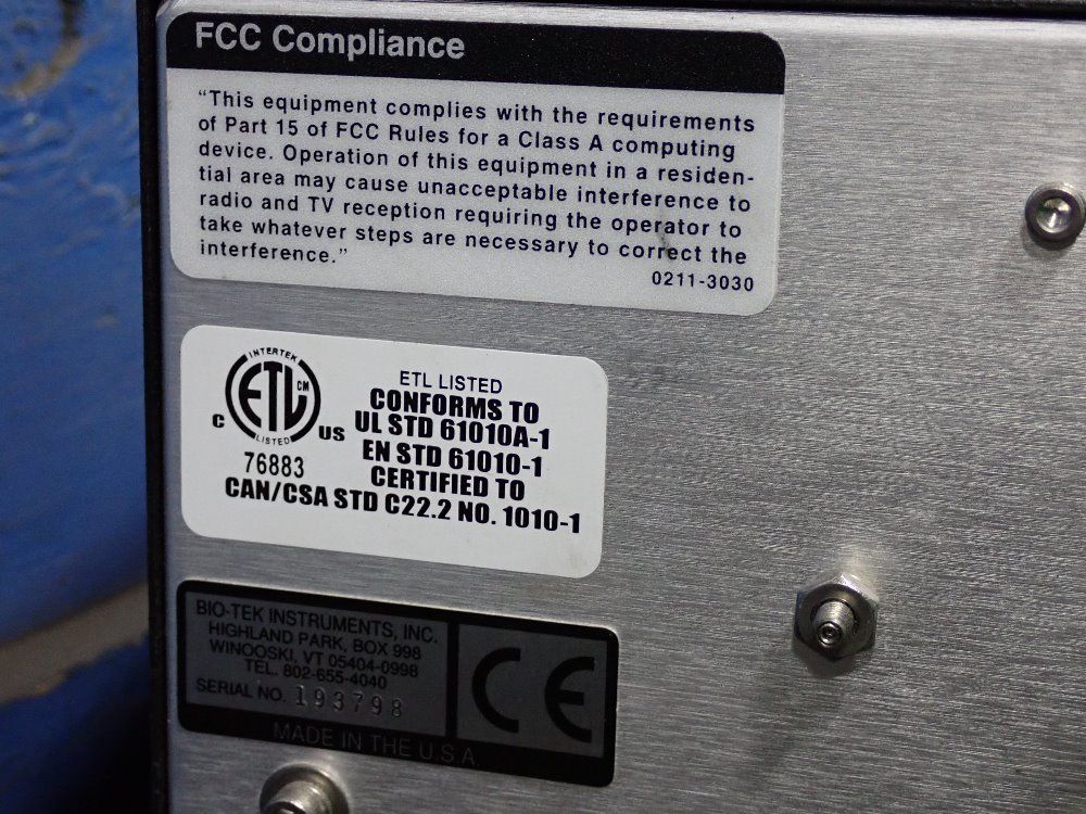 Used Biotek Biotek Powerwave Ht Microplate Reader | HGR Industrial...