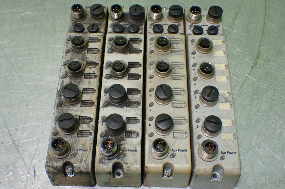 Used 4 Allen-bradley 1732d-ib8m12 Armoblock 8-point Input Blocks...