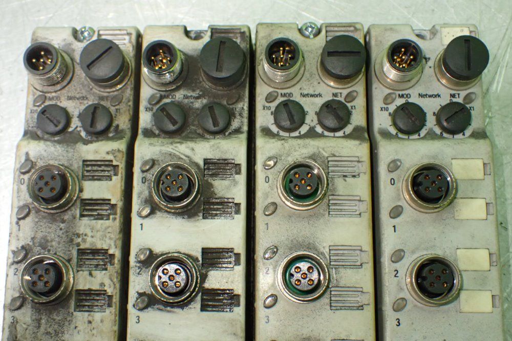 Used 4 Allen-bradley 1732d-ib8m12 Armoblock 8-point Input Blocks...