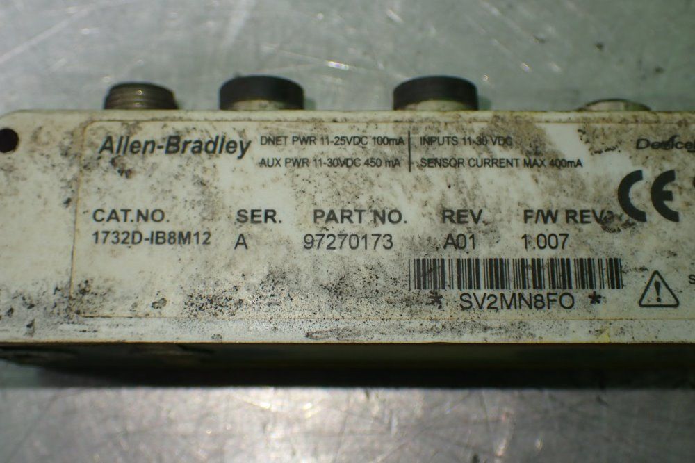 Used 4 Allen-bradley 1732d-ib8m12 Armoblock 8-point Input Blocks...