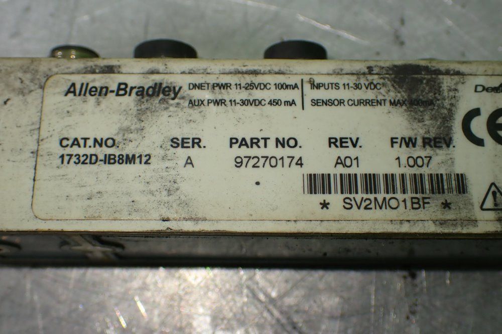 Used 4 Allen-bradley 1732d-ib8m12 Armoblock 8-point Input Blocks...