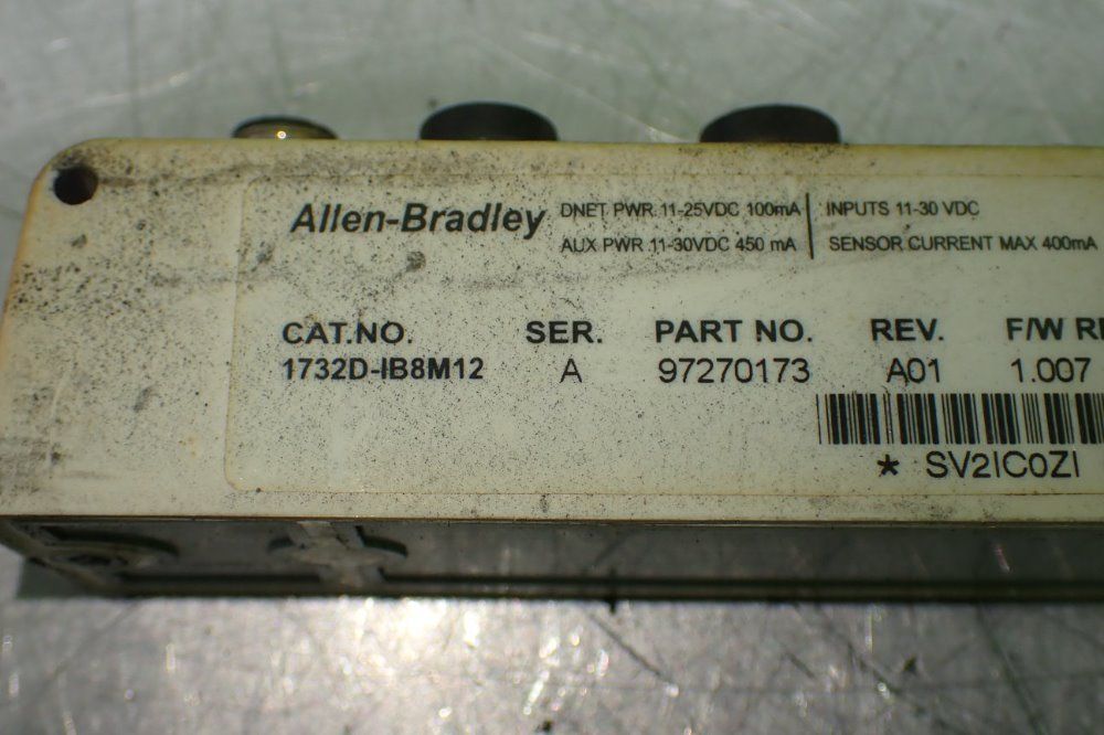 Used 4 Allen-bradley 1732d-ib8m12 Armoblock 8-point Input Blocks...