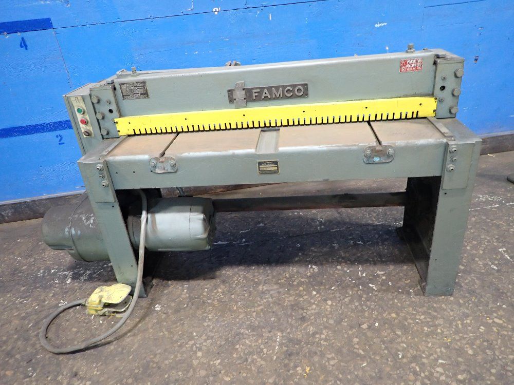 Used Famco Power Shear | HGR Industrial Surplus