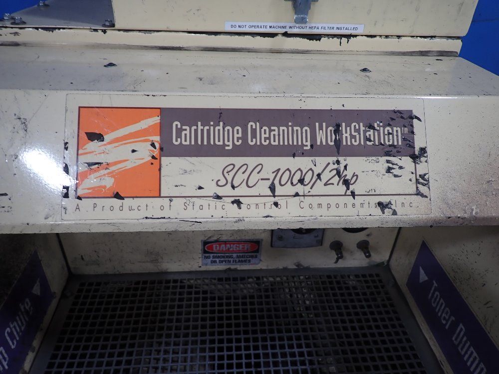 Used Static Control Components Cartridge Cleaning Workstation | HGR...