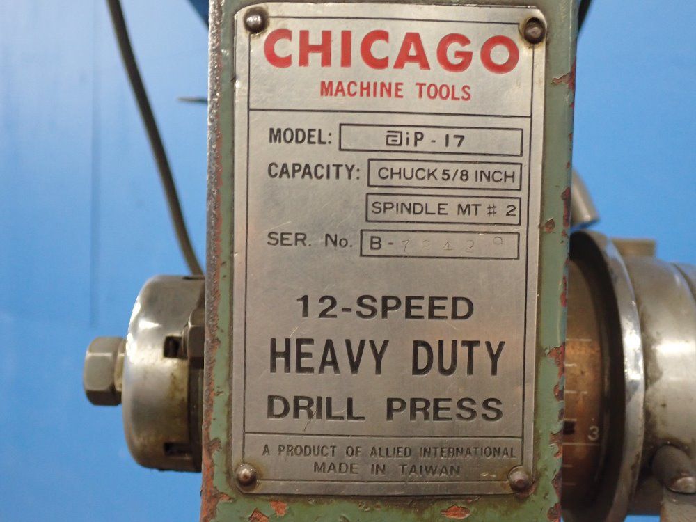 Used Chicago Drill Press | HGR Industrial Surplus