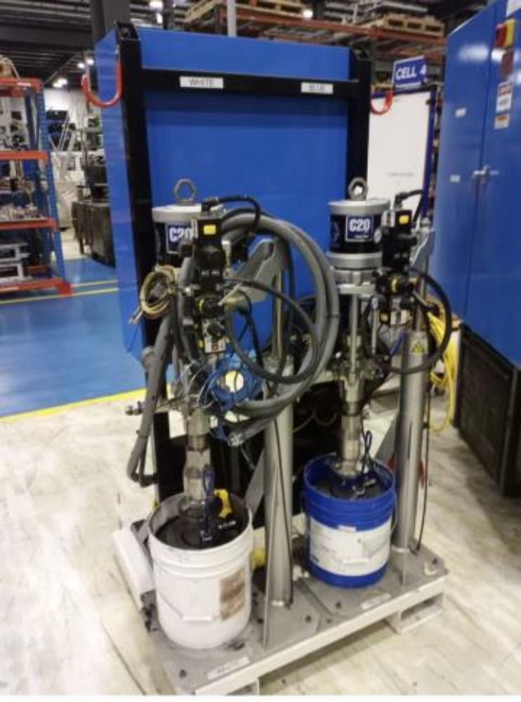 Used Nordson Nordson Servo-flo Dispensing System W/ 2 Graco Pump Systems...
